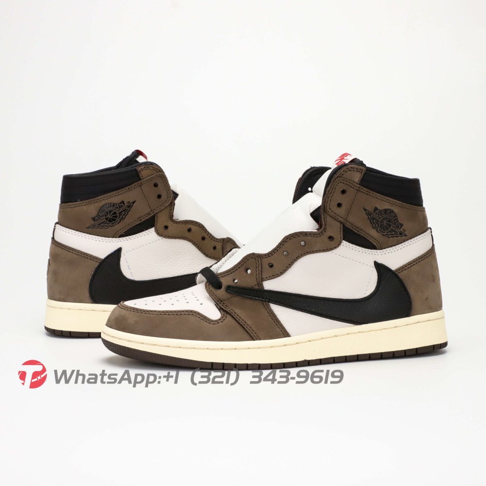 Travis Scott x Air Jordan 1 High CD4487-100 Size:36-47 [Model-28349524 ...